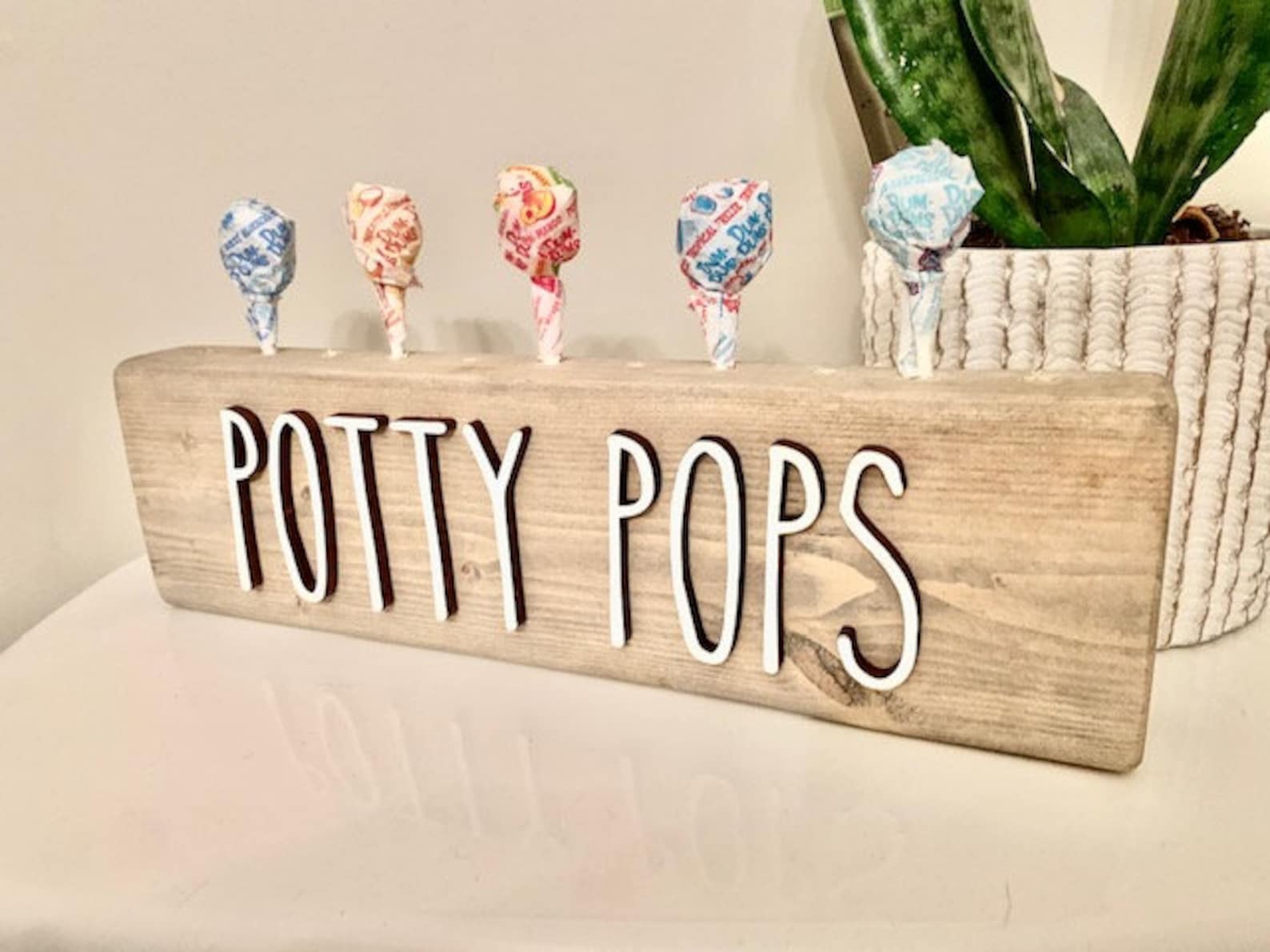 Potty Pops Wood Sign; Potty Training, Bathroom Decor, Potty Training ...