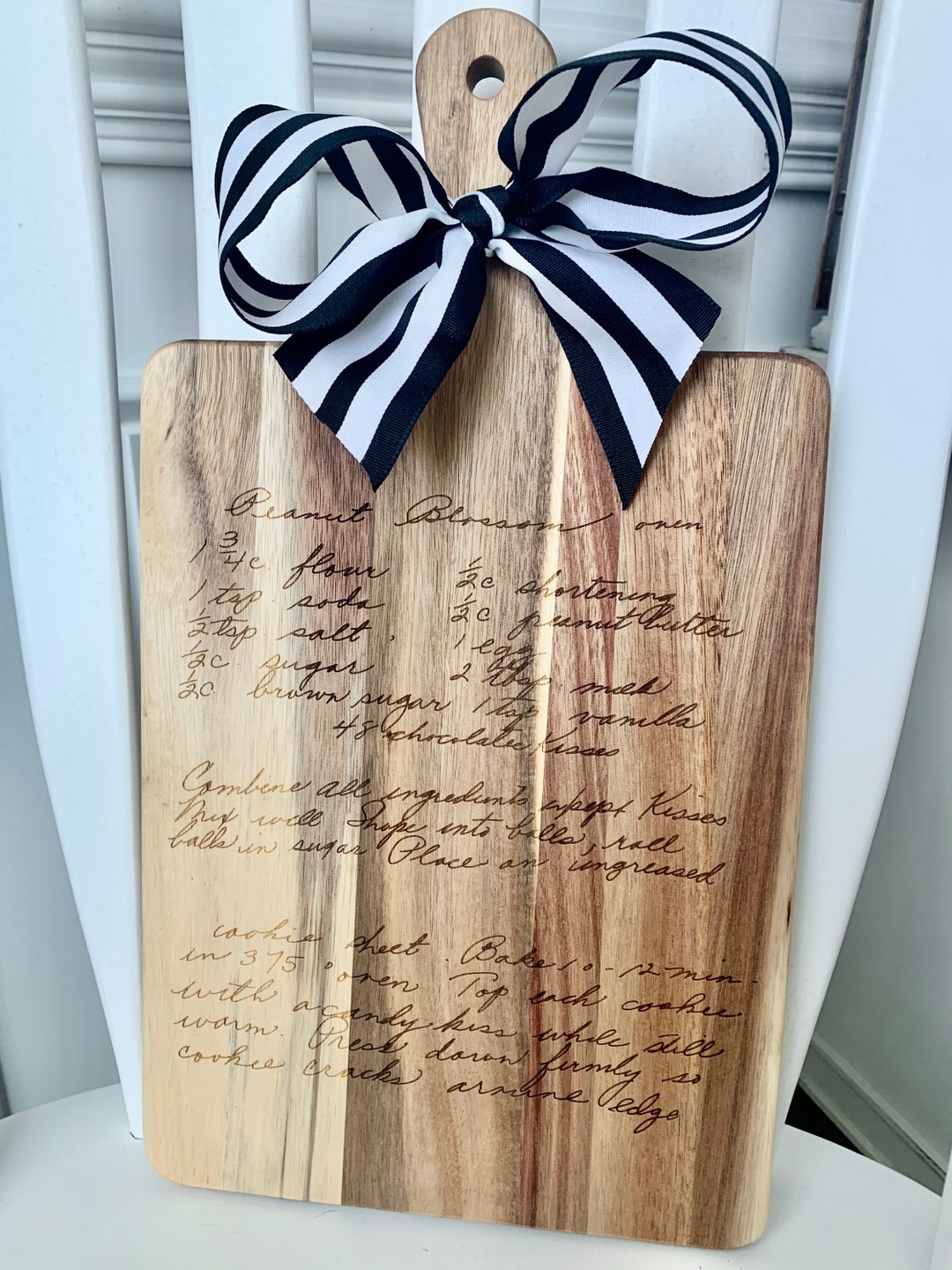 Family Recipe Cutting Board, Handwritten Recipe, Wedding Gift, Mother's ...