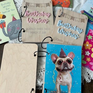 Personalized Birthday Card Holder, Card Organizer, Kids Birthday ...