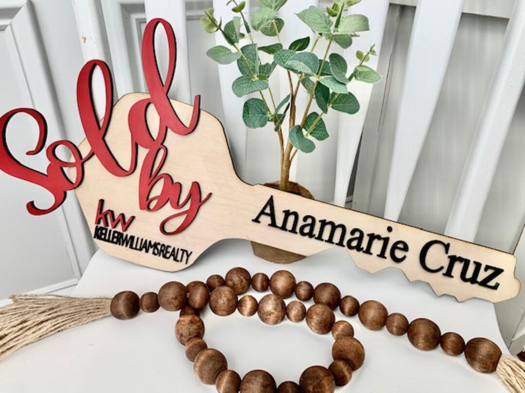 Realtor Closing Sign; 3D Sign, Real Estate, Realtor Marketing, Realtor ...