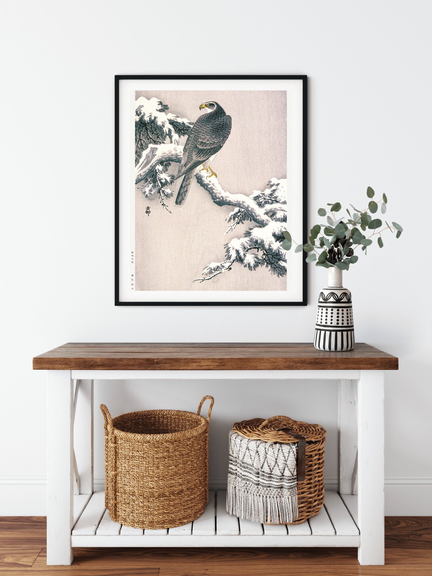 Vintage Hawk Print - Etsy