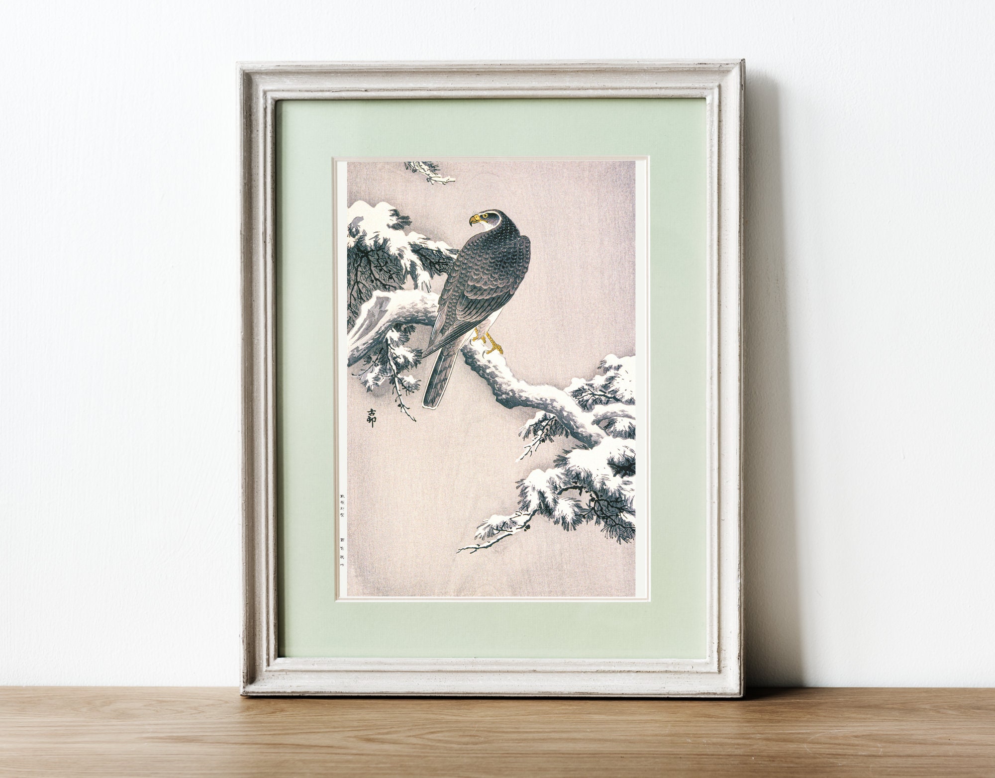 Vintage Hawk Print - Etsy