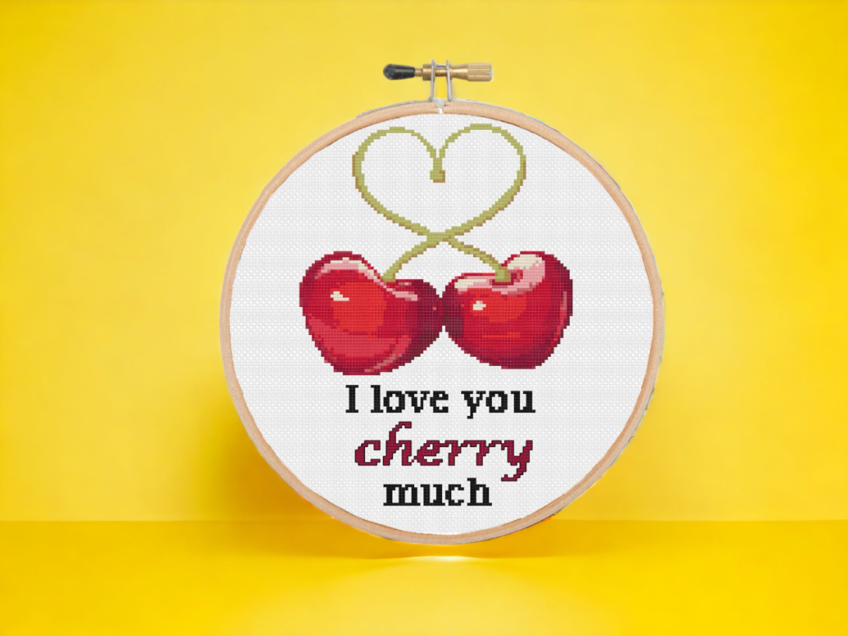 Cherry Cross Stitch Pattern Fruit Cross Stitch Chart Instant - Etsy