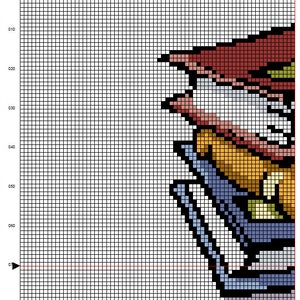 Book Cross Stitch Pattern PDF Bookworm Cross Stitch Chart for Booklover ...