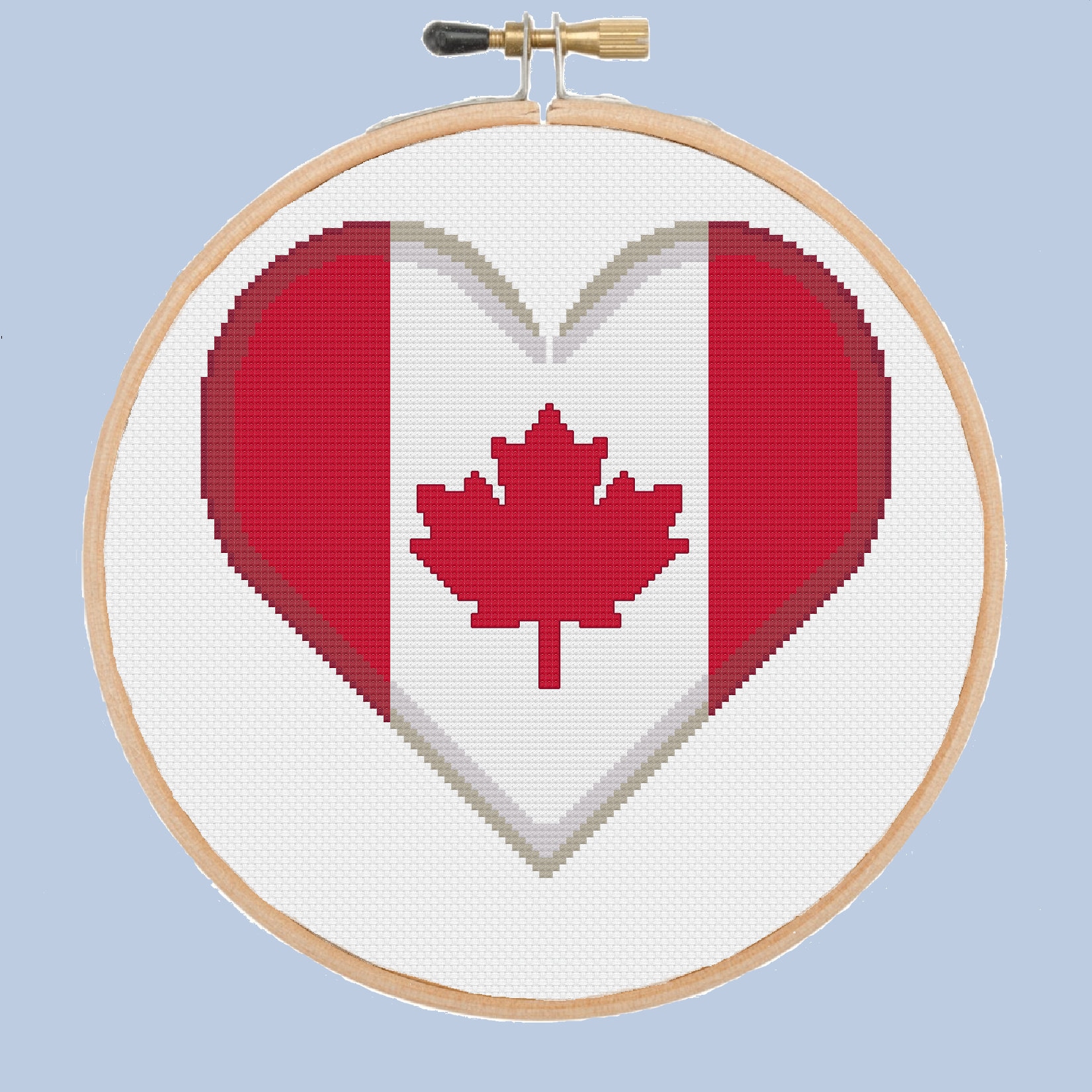 Canada Cross Stitch Pattern PDF Canada Flag Cross Stitch Digital ...