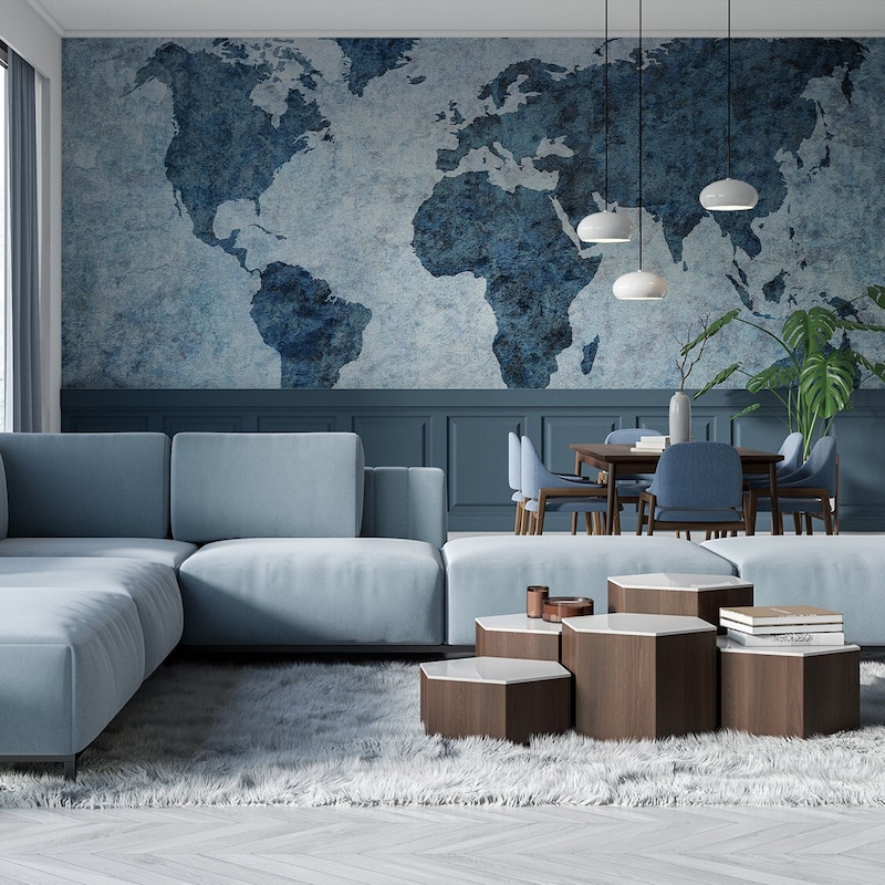 World Map Vinyl - Etsy