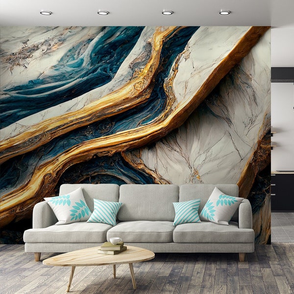 Modern Peel and Stick Wallpaper - Etsy