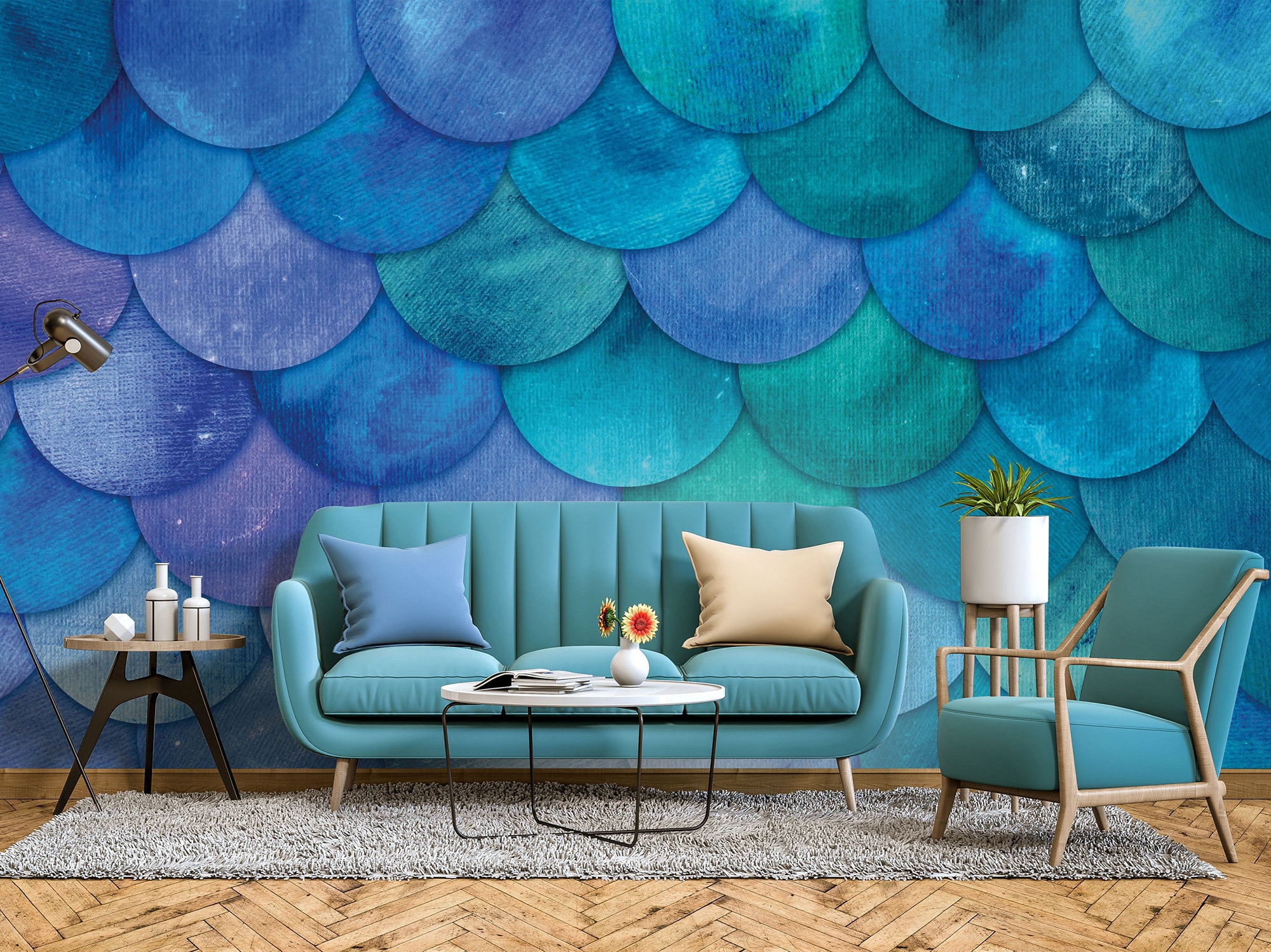Mermaid Abstract Wallpaper