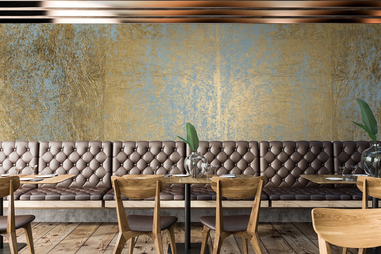 Scratched Grunge Yellow Non Metallic Matte Wallpaper, Removable ...