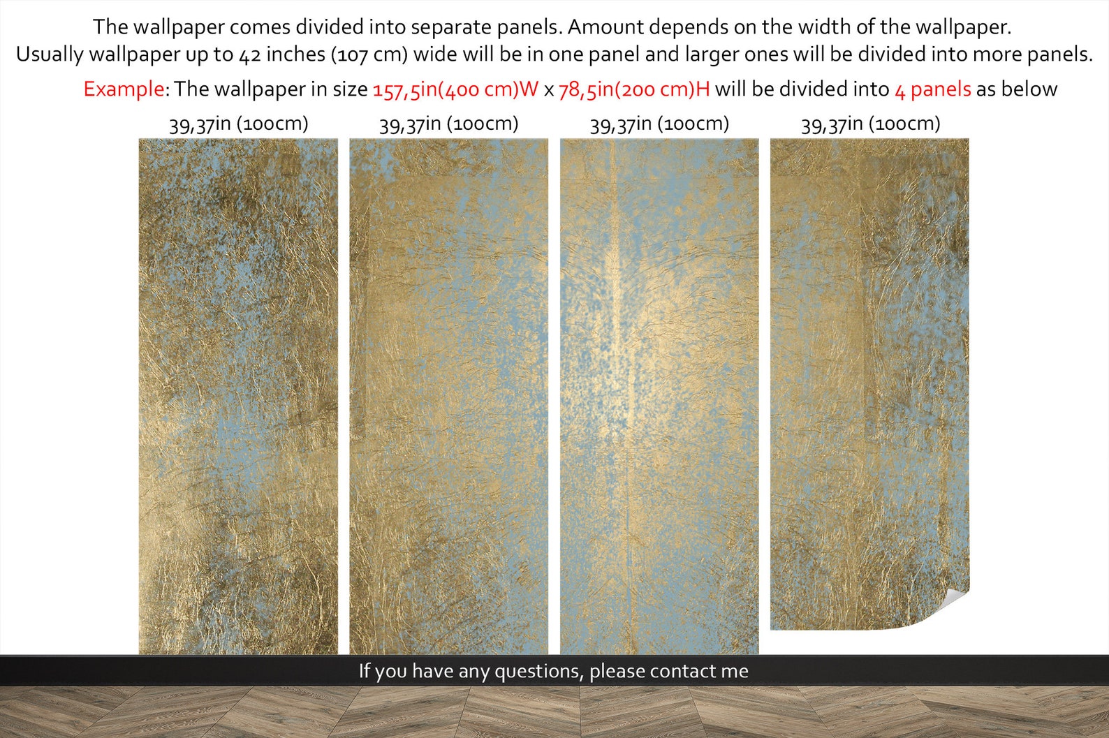 Scratched Grunge Yellow Non Metallic Matte Wallpaper, Removable ...