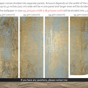 Scratched Grunge Yellow Non Metallic Matte Wallpaper, Removable ...