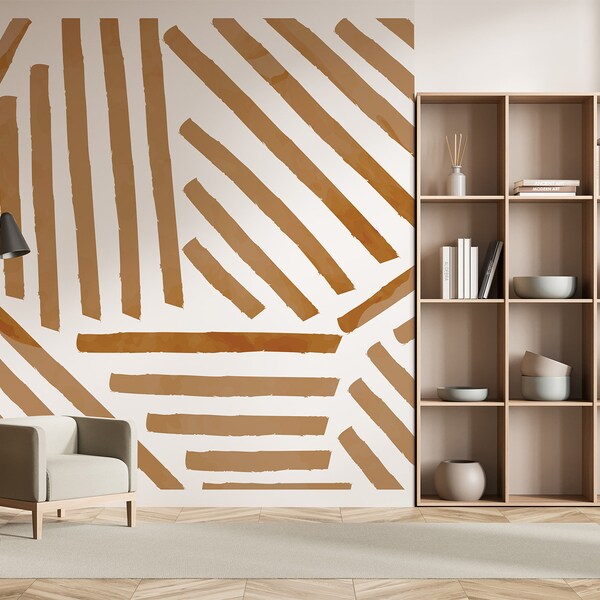 Abstract Line Wallpaper - Etsy