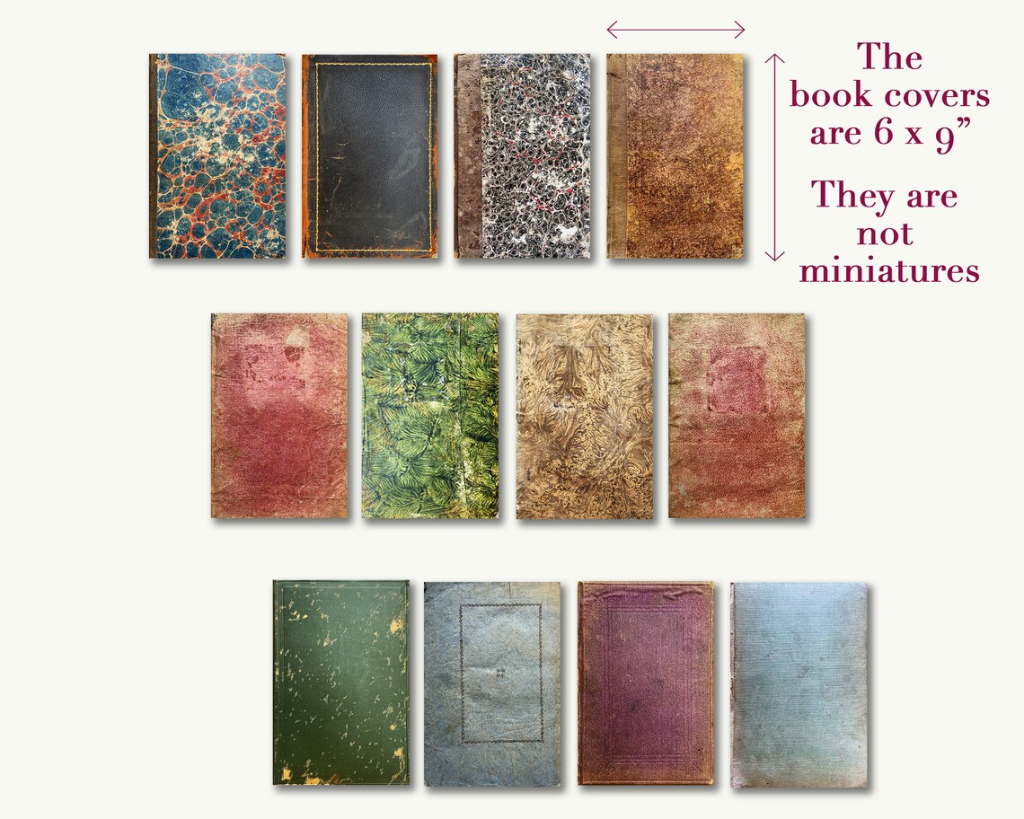 Rare Book Cover Set Digital Book Covers Printable Book - Etsy
