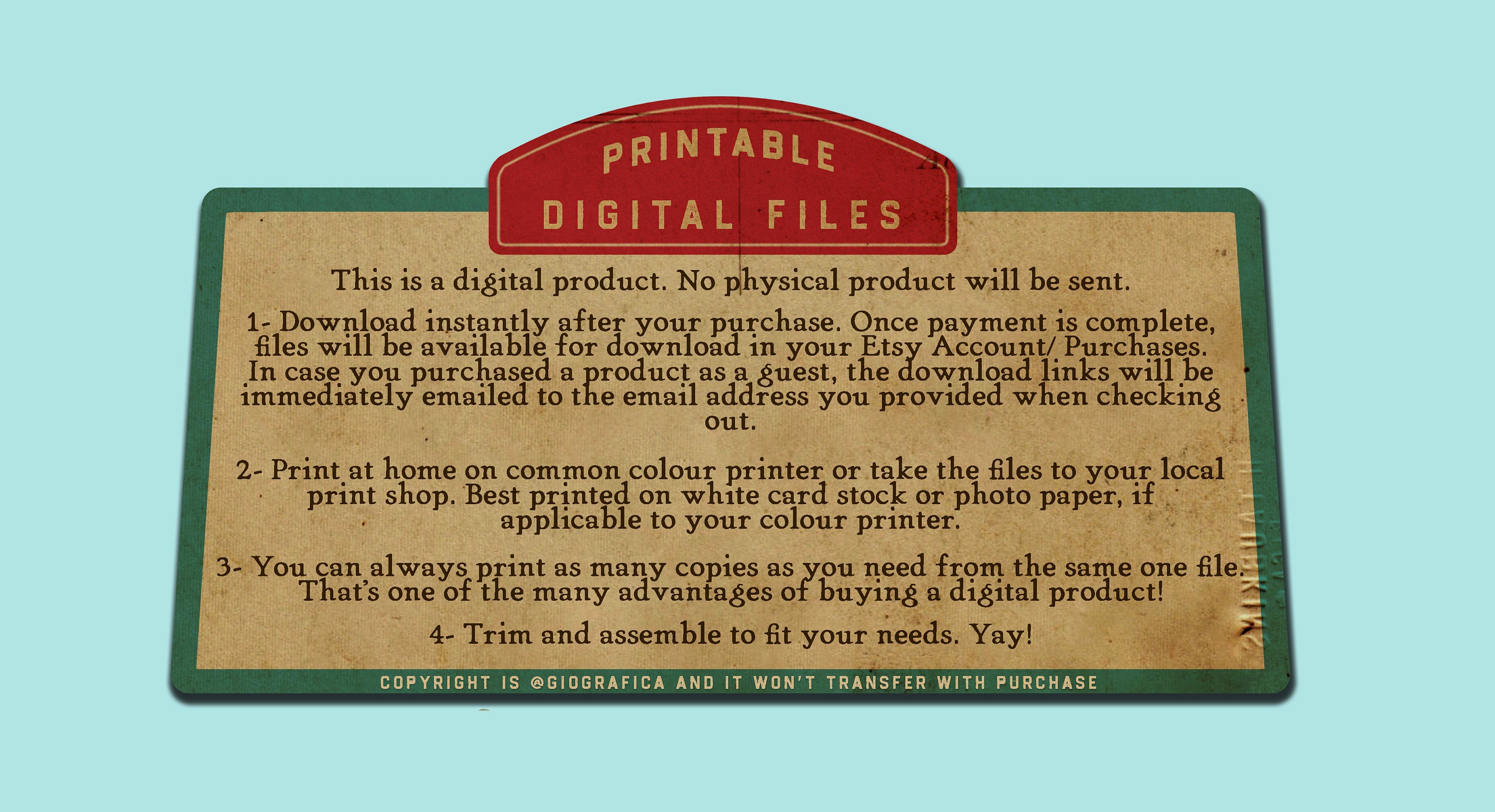 Leather Antique Book Cover: Printable Mini Book Kit (digital Download ...