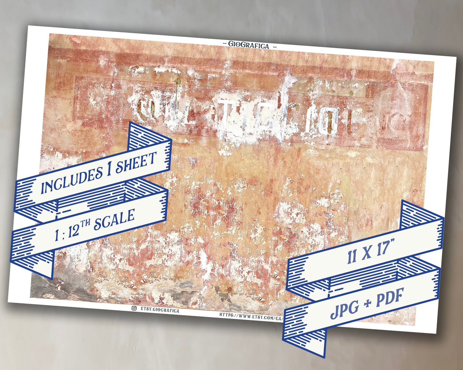 Faded Storefront Sign Wallpaper DIGITAL DOWNLOAD Printable - Etsy
