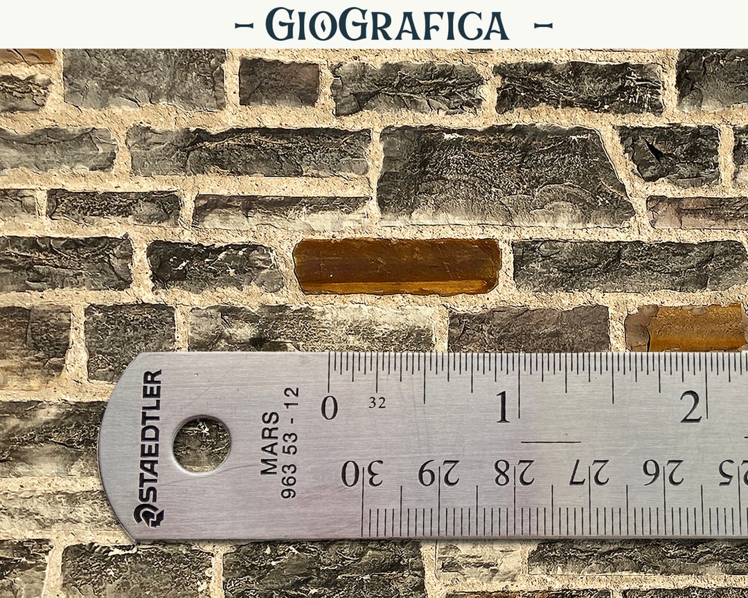 Sepia Stone Wall, 12th Scale, Dollhouse Wall, Miniature, Old Wall ...
