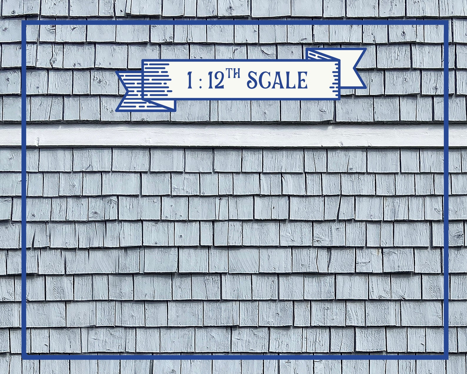 Light Blue Shingles Siding Wallpaper Dollhouse Printable - Etsy Canada