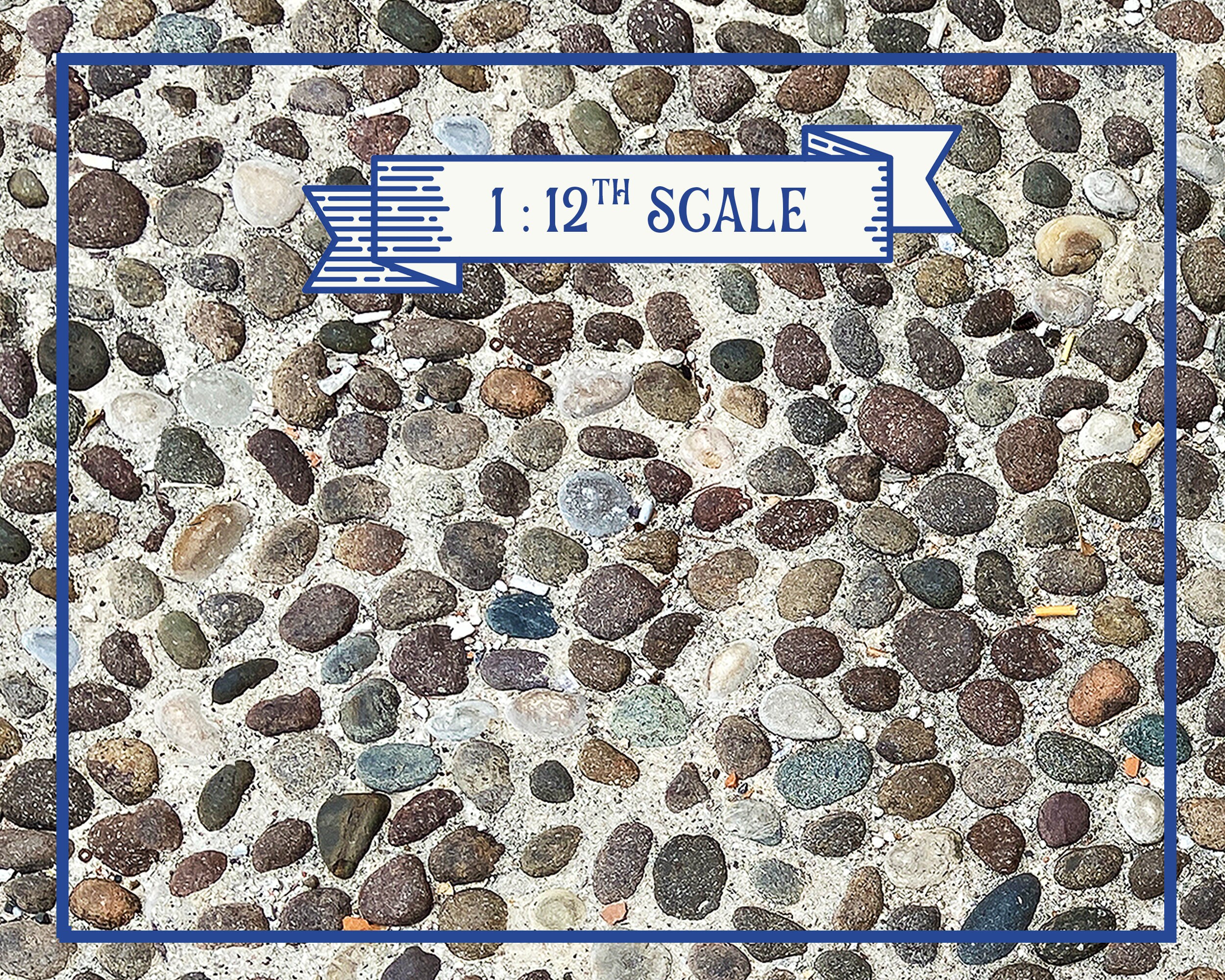 Cobblestone Paving Miniature Printable Flooring Dollhouse - Etsy