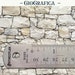 White Dry-stacked Stone Retaining Wall, Printable Dollhouse Wall 1:12 ...