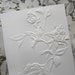 Embossed Rose Card Front, 3D Embossing Card Front, Scrapbooking, Card ...
