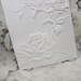 Embossed Rose Card Front, 3D Embossing Card Front, Scrapbooking, Card ...