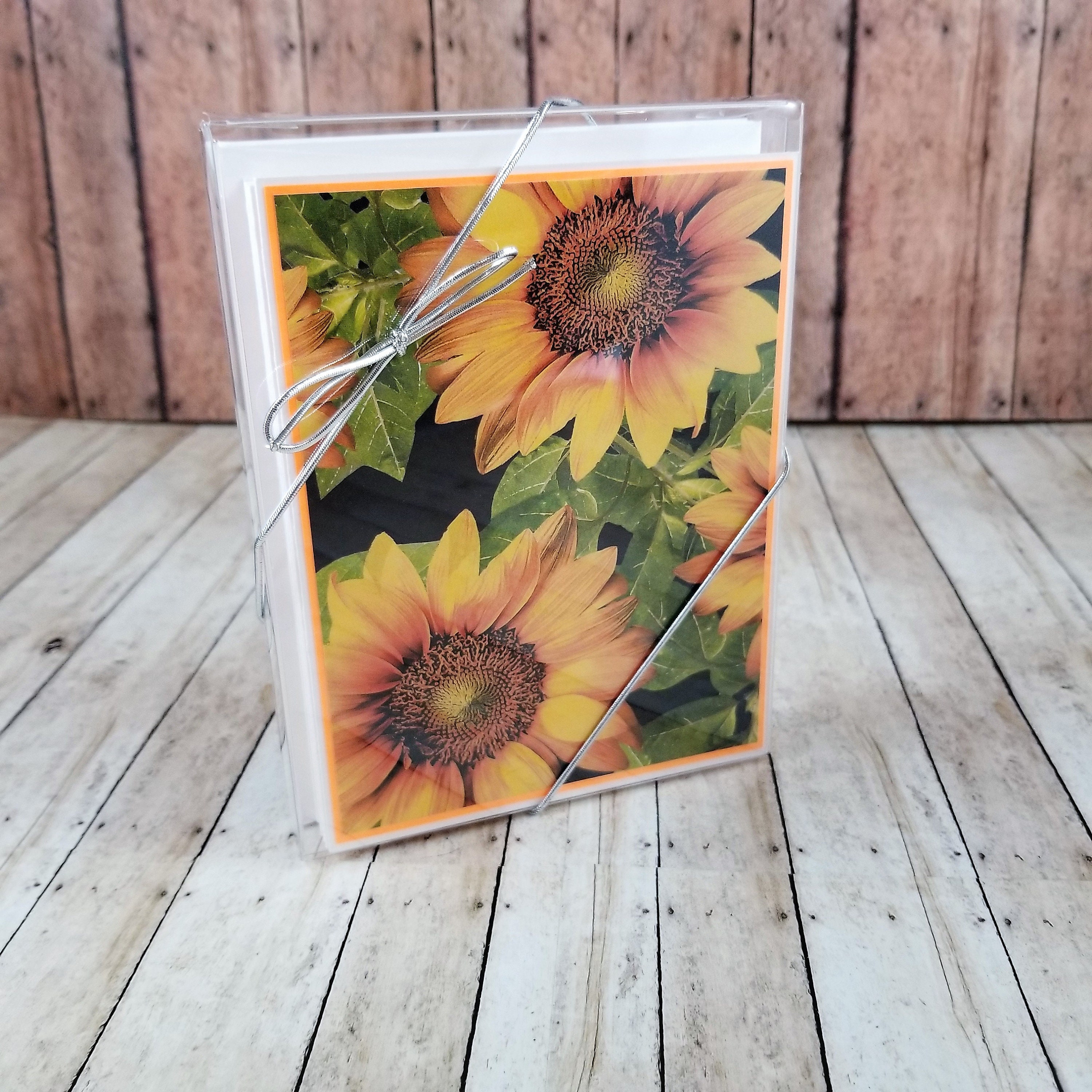 Sunflower Note Card set Floral Note cards Any occasion | Etsy