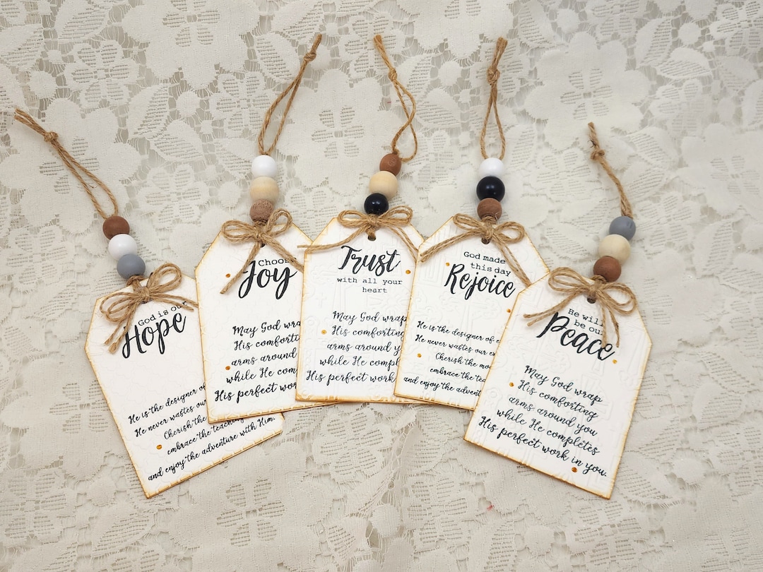 Embossed Hanging Scripture/cross Tags Designs for Decoration ...