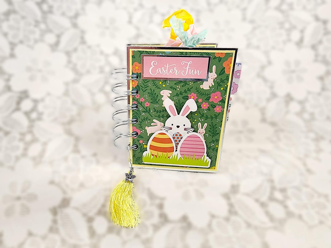 Easter Fun Mini Notebook Journal With Charm and Tassel Cbj180 - Etsy