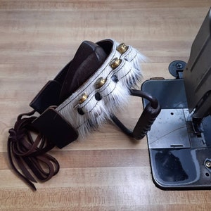 Stunningly Beautiful! Extremely Sexy. Black and White Hair on Calf Hide ...