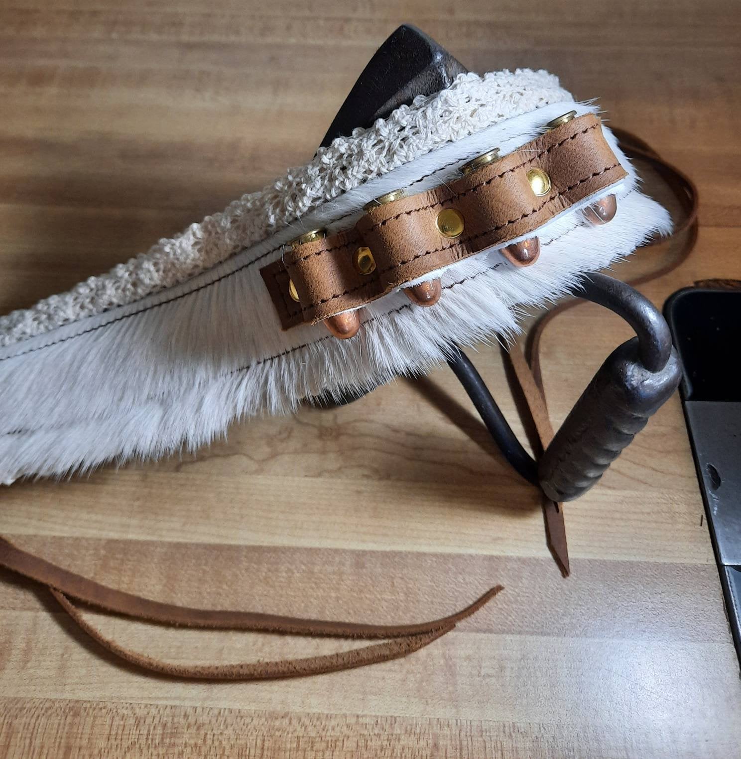 Oh My Goodness! Absolutely Elegant. A Hair on Calf Hide .45 Caliber ...