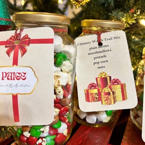 Holly Jolly Girls Night Bundle Custom CHRISTMAS RECIPE Tags-digital ...