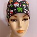 Christmas Smiles Dental Scrub Cap, Surgical Cap, Scrub Cap. Washable ...