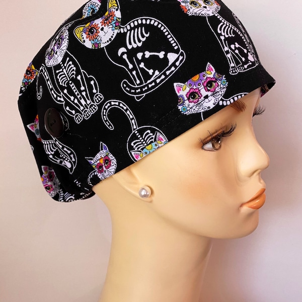 Sugar Skull Cat Mask - Etsy