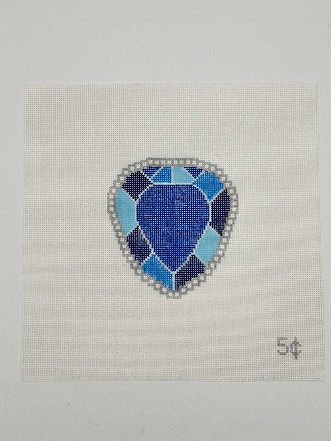 Heart of the Ocean Needlepoint Canvas - Etsy