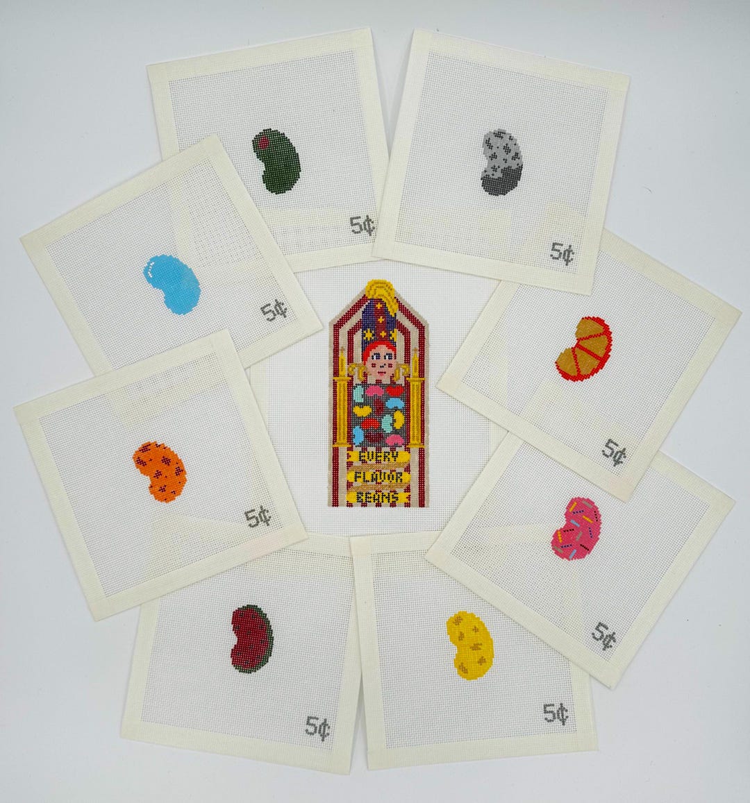 Every Flavor Bean Needlepoint Canvas - Etsy
