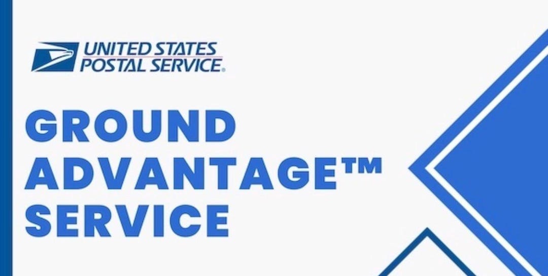 USPS GROUND Advantage Shipping Label - Etsy