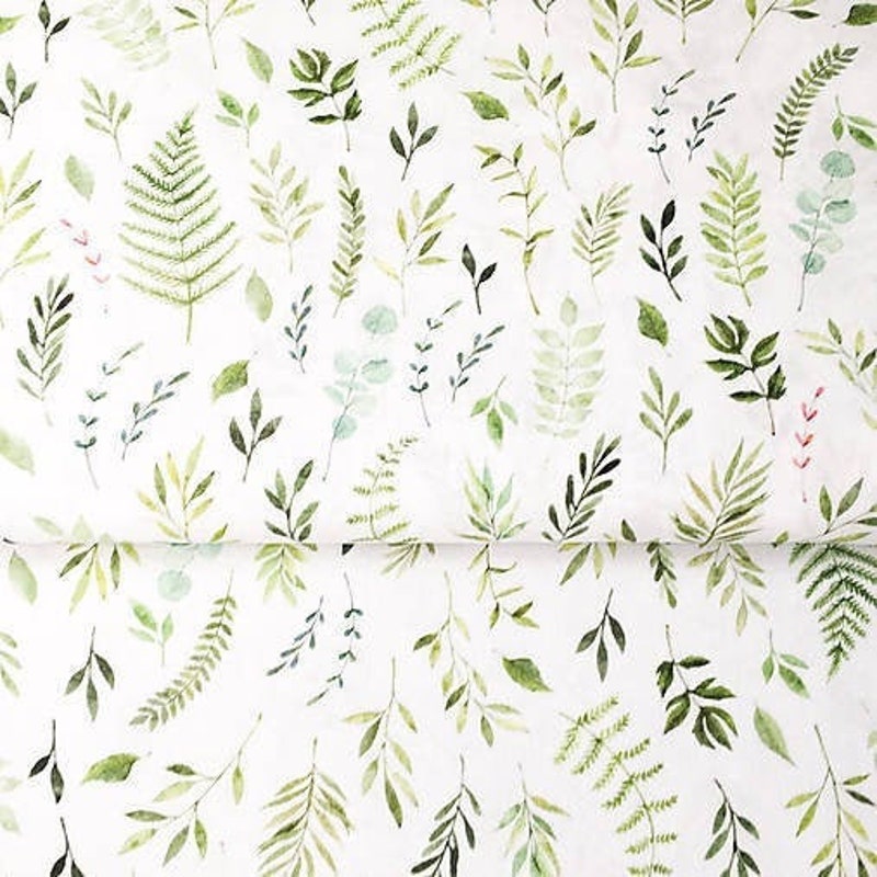 Botanical Fabric - Etsy