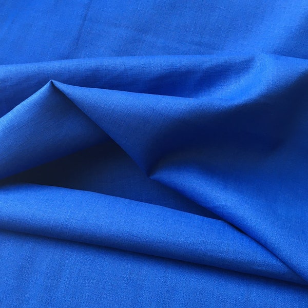 Electric Blue Fabric - Etsy