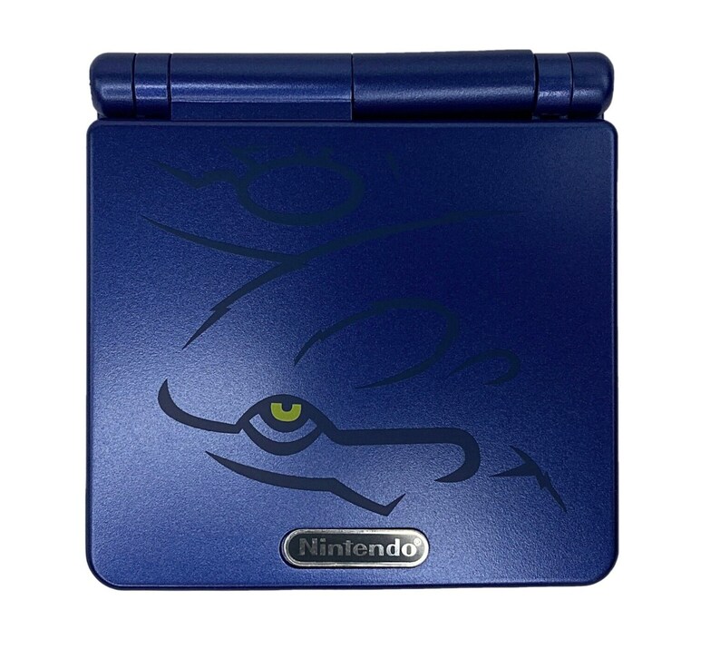 Game Boy Advance SP Pokemon Pikachu Groudon Kyogre Rayquaza Housings ...