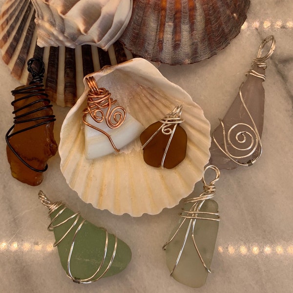 Wire Wrapped Glass - Etsy