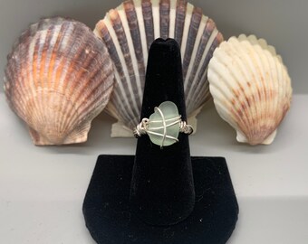 Beach Glass Rings - Etsy