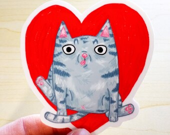 Skibbity Pap Cat Paw Bubble-free Stickers, Funny Cat Stickers - Etsy