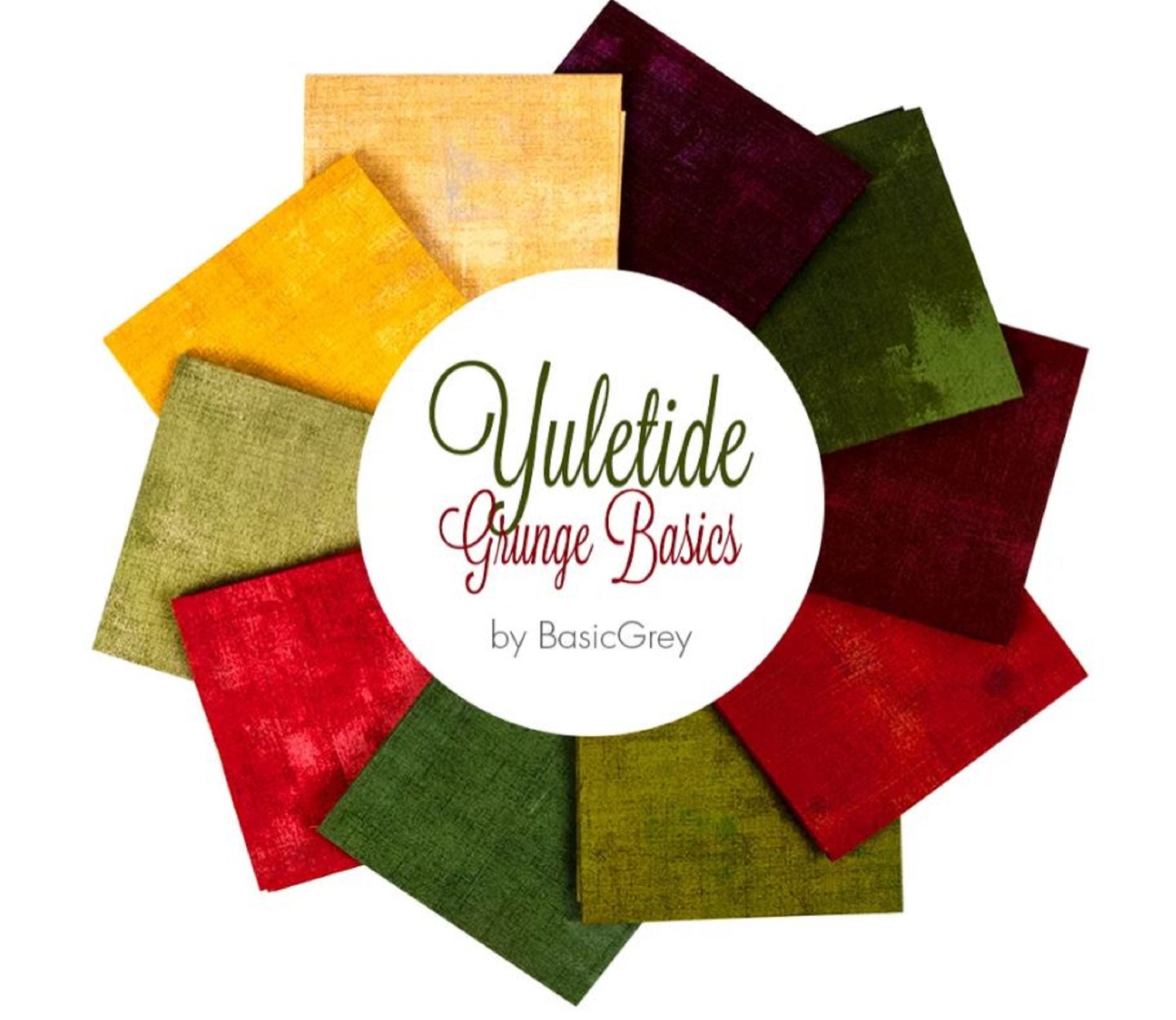 Yuletide Grunge Junior Jelly Roll by Basicgrey for MODA - Etsy UK