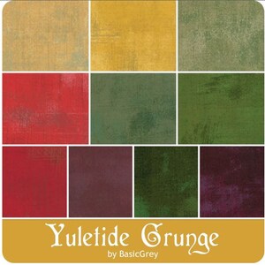 Yuletide Grunge Junior Jelly Roll by Basicgrey for MODA - Etsy UK