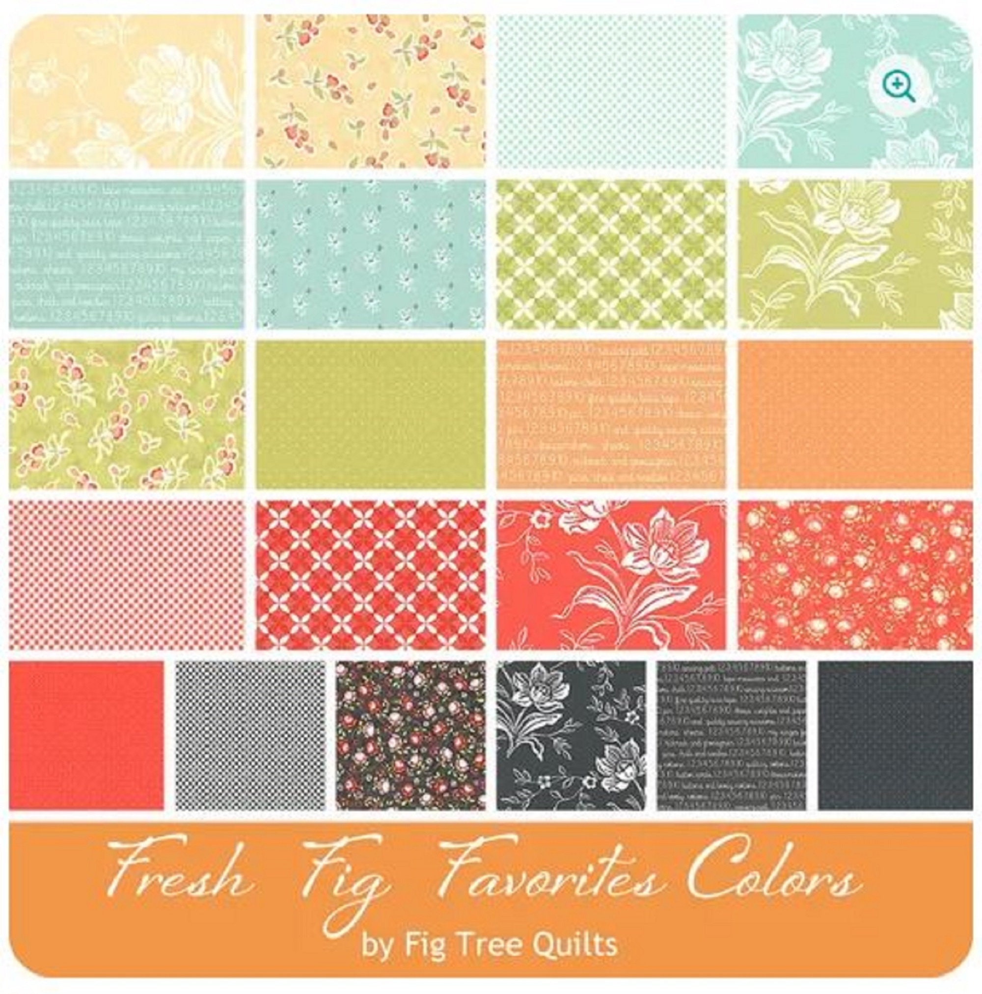 Fresh Fig Favorites Colors - Fat Quarter Bundle by Joanna Figueroa for ...