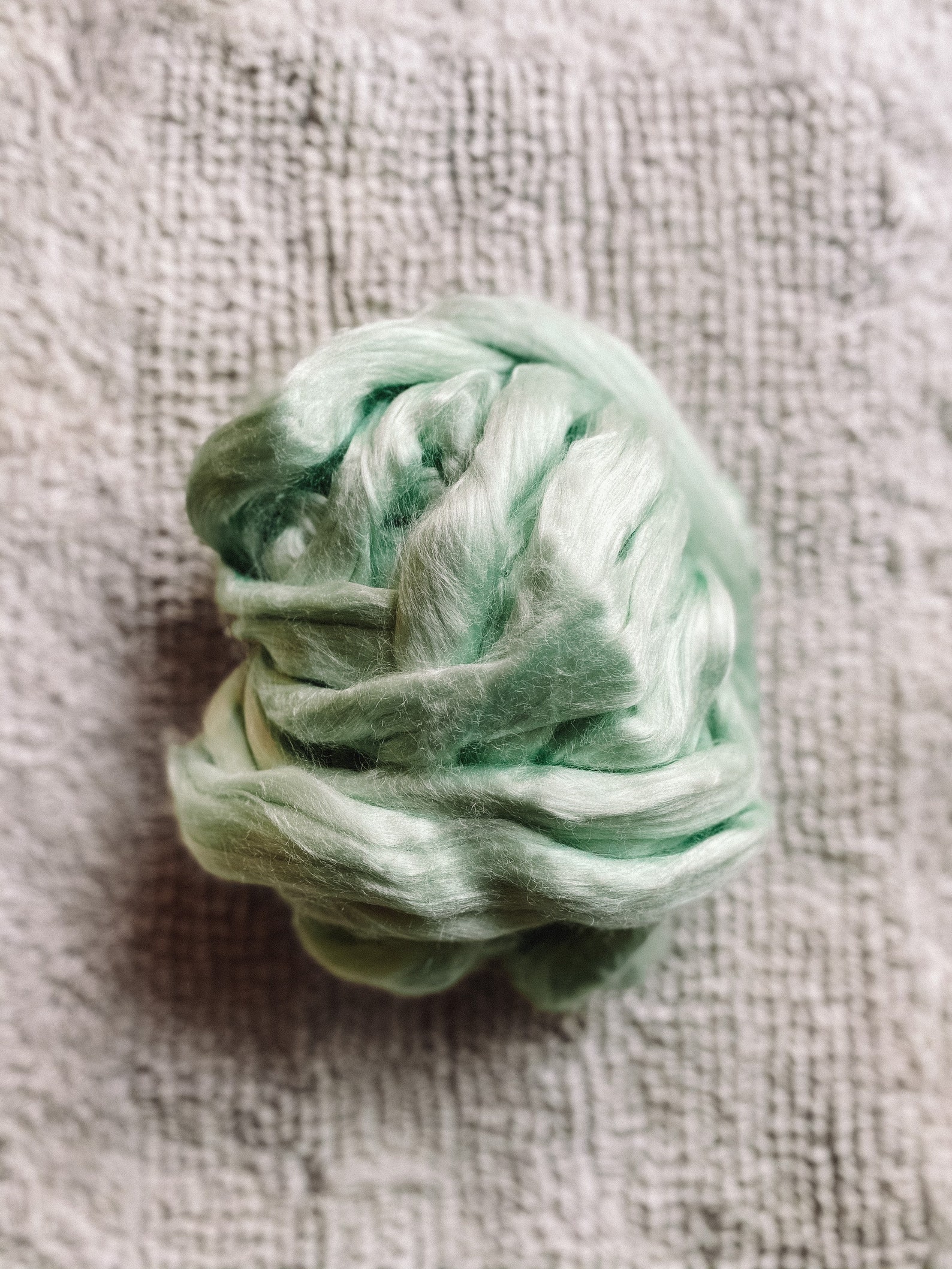 Mint Silky Viscose Spinning Fiber - Etsy UK