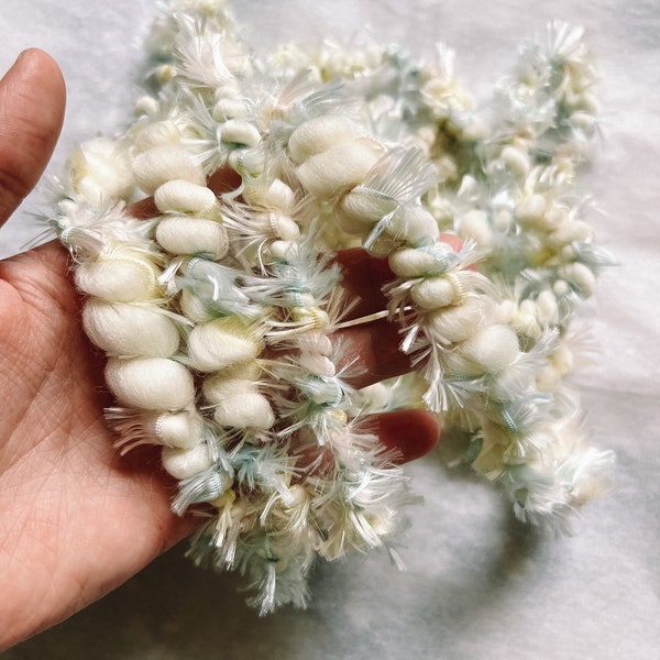 White Ribbon Yarn - Etsy