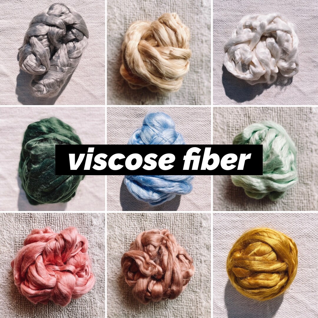 Silky Viscose Spinning Fiber - Etsy