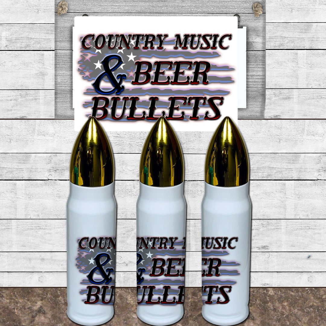 Country, Beer & Bullets Tumbler- Digital Design for Sublimation - Etsy