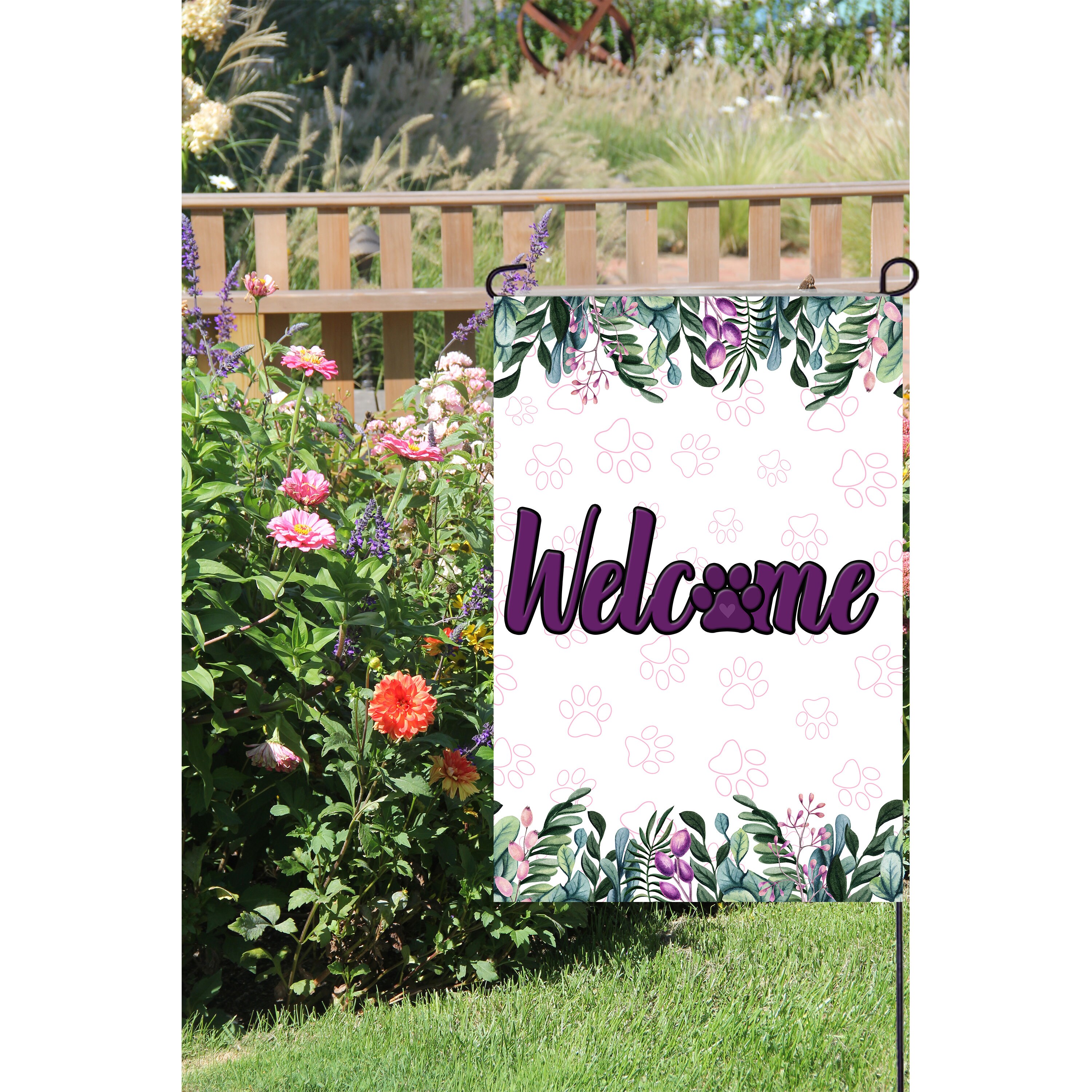Paw Welcome Flag Bundle Digital Design for Sublimation - Etsy